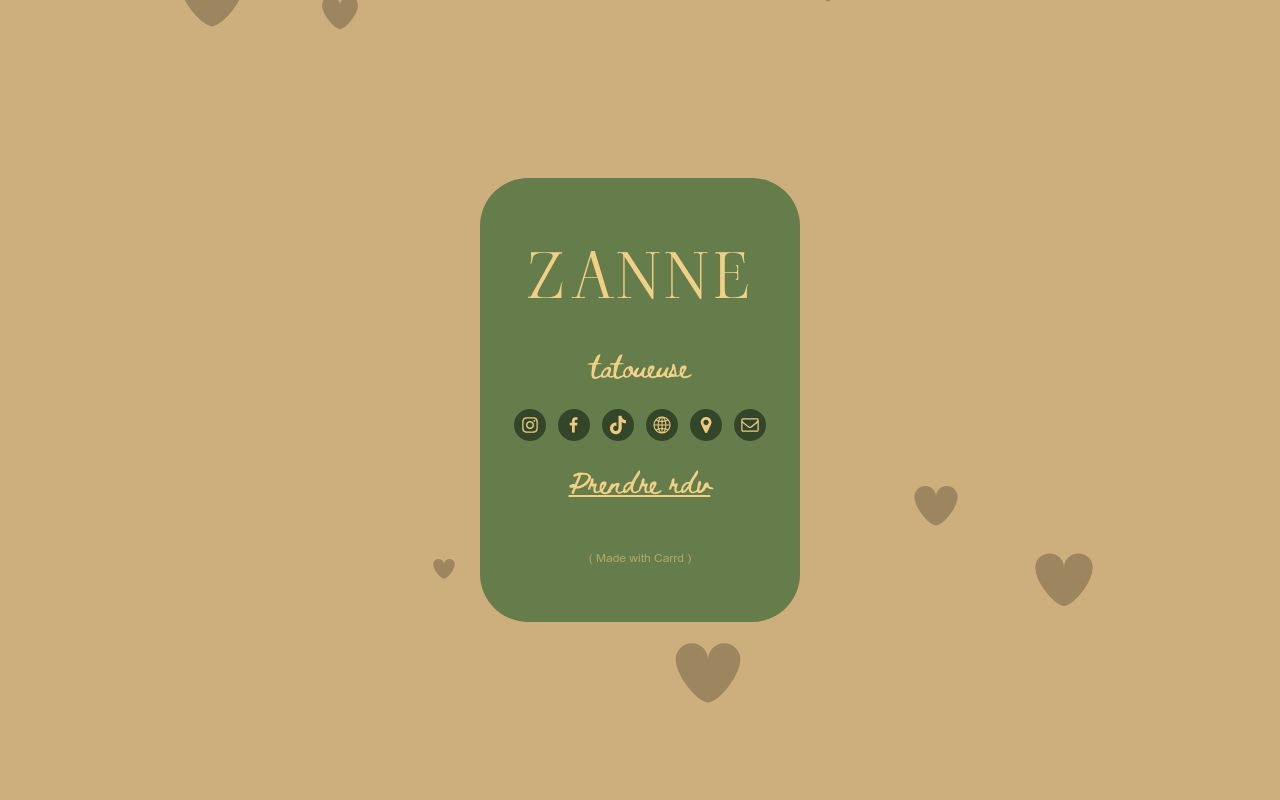 ZANNE - Prendre RDV